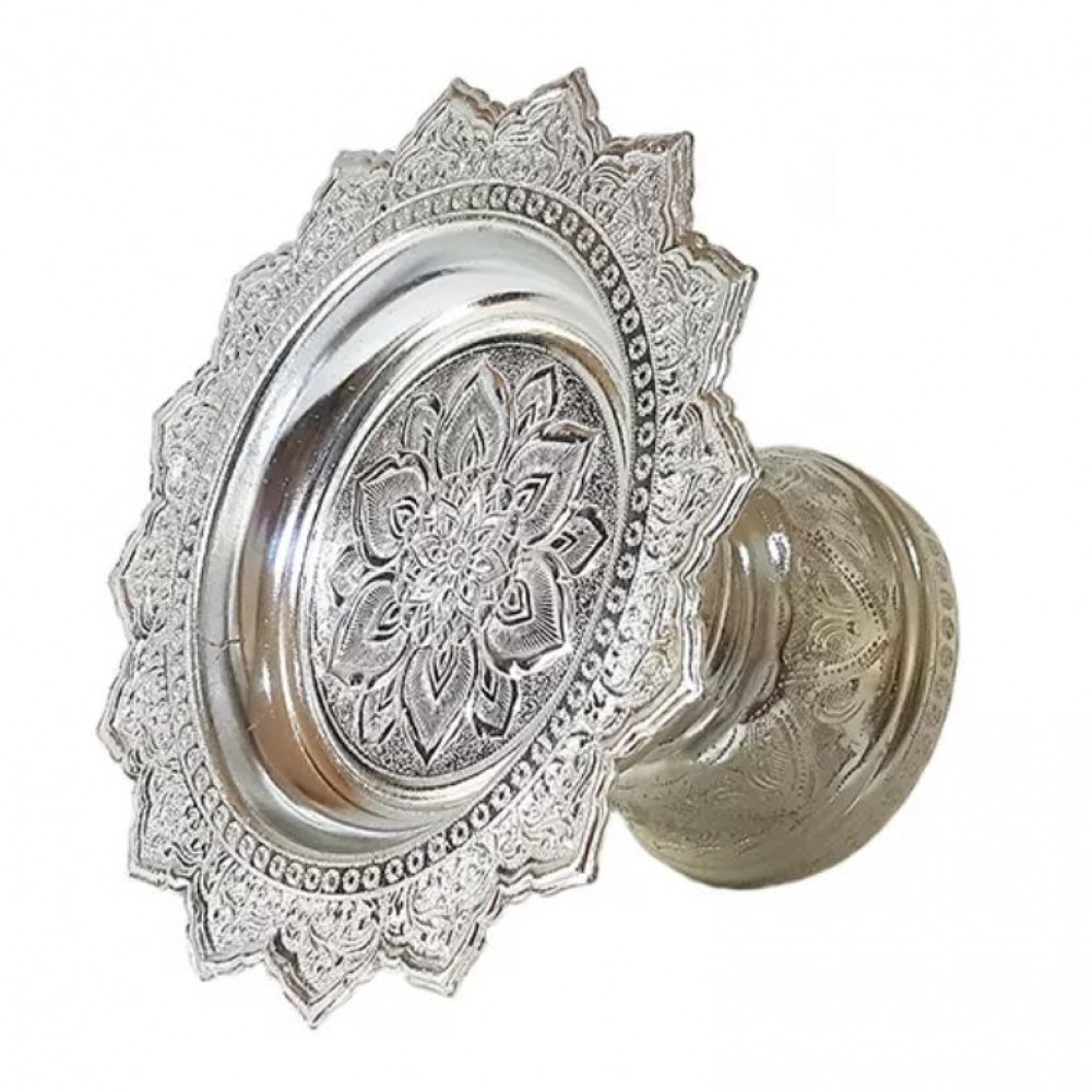 Dashain And Tihar Tika Thali | Silver Coated | Made in Thailand