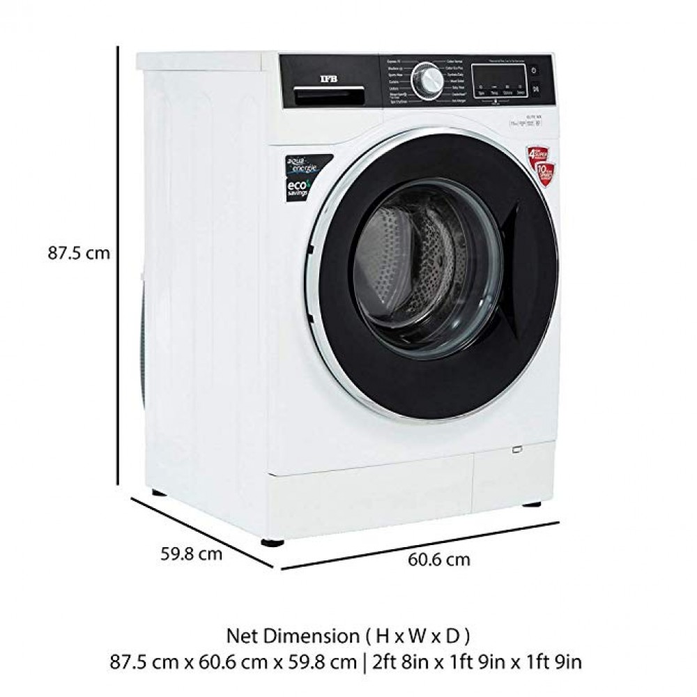 IFB 7.5 kg Fully-Automatic Front Loading Washing Machine | Elite WX ...
