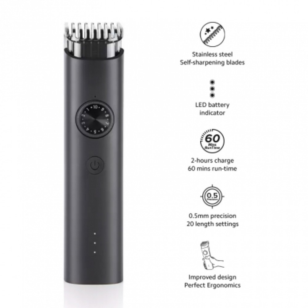 Buy Mi Cordless Beard Trimmer 1C With 20 Length Settings & USB Fast ...