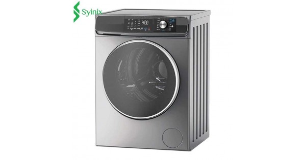 Syinix 10Kg Front Load Fully Automatic Washing Machine - Silver