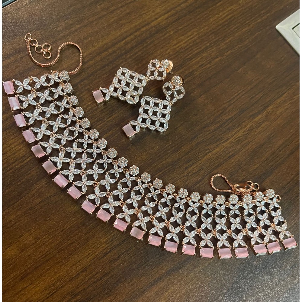 American Diamond Choker set