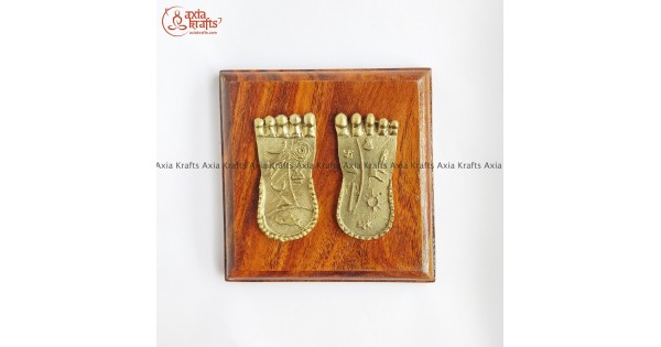 Pure Brass Lakshmi Paila Set | Laxmi Padam | Paduka