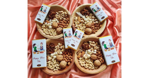 Bhai Masala Pack With Customized Chocolate Bar - Tihar Special