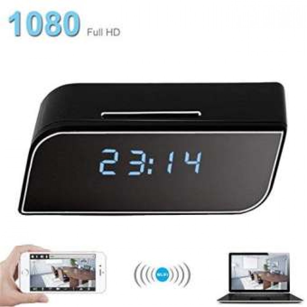 WiFi Hidden Camera Clock | Wireless Spy Camera Alarm Clock | Buy online