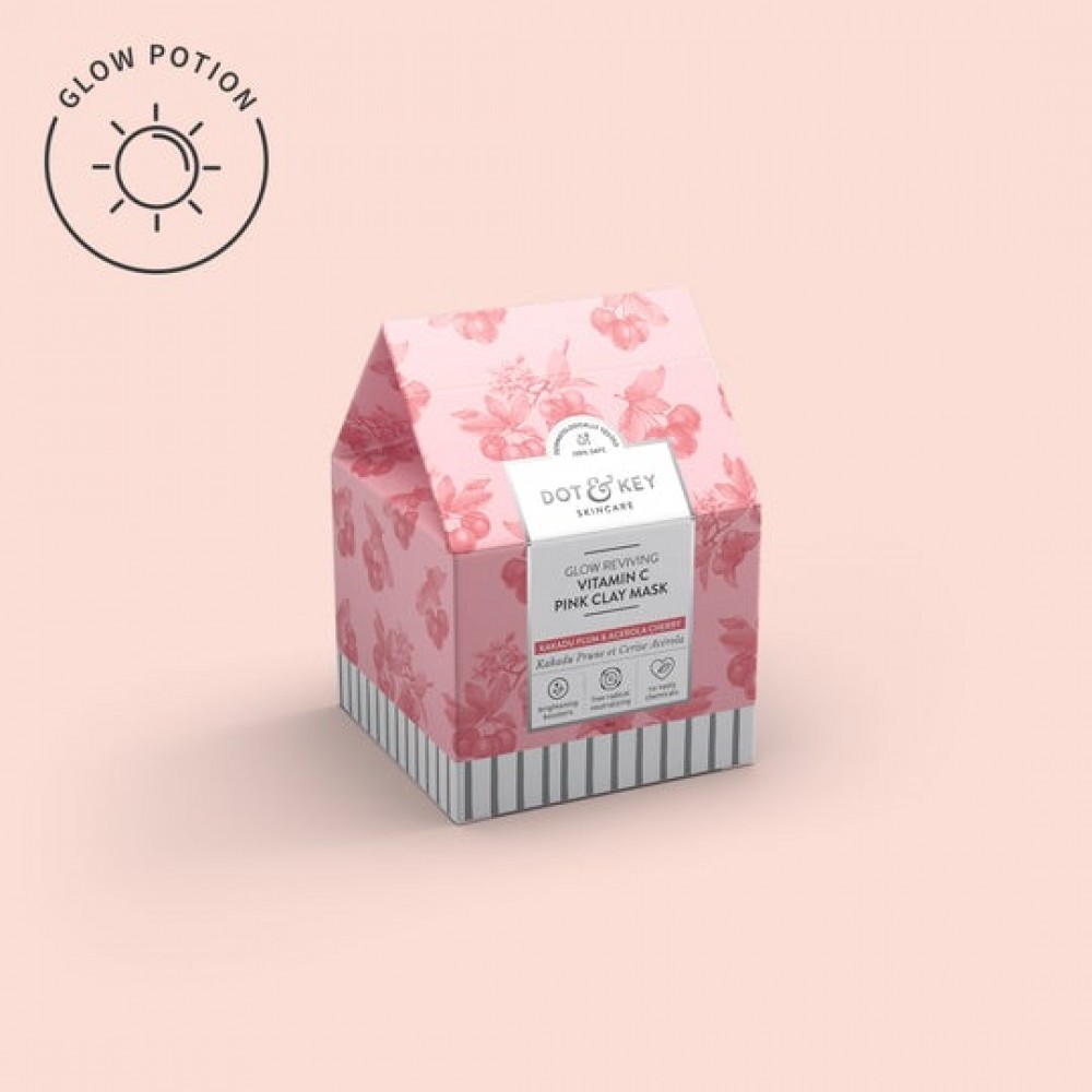 Buy Dot & Key Vitamin C Glow Pink Clay Mask Online -85gm