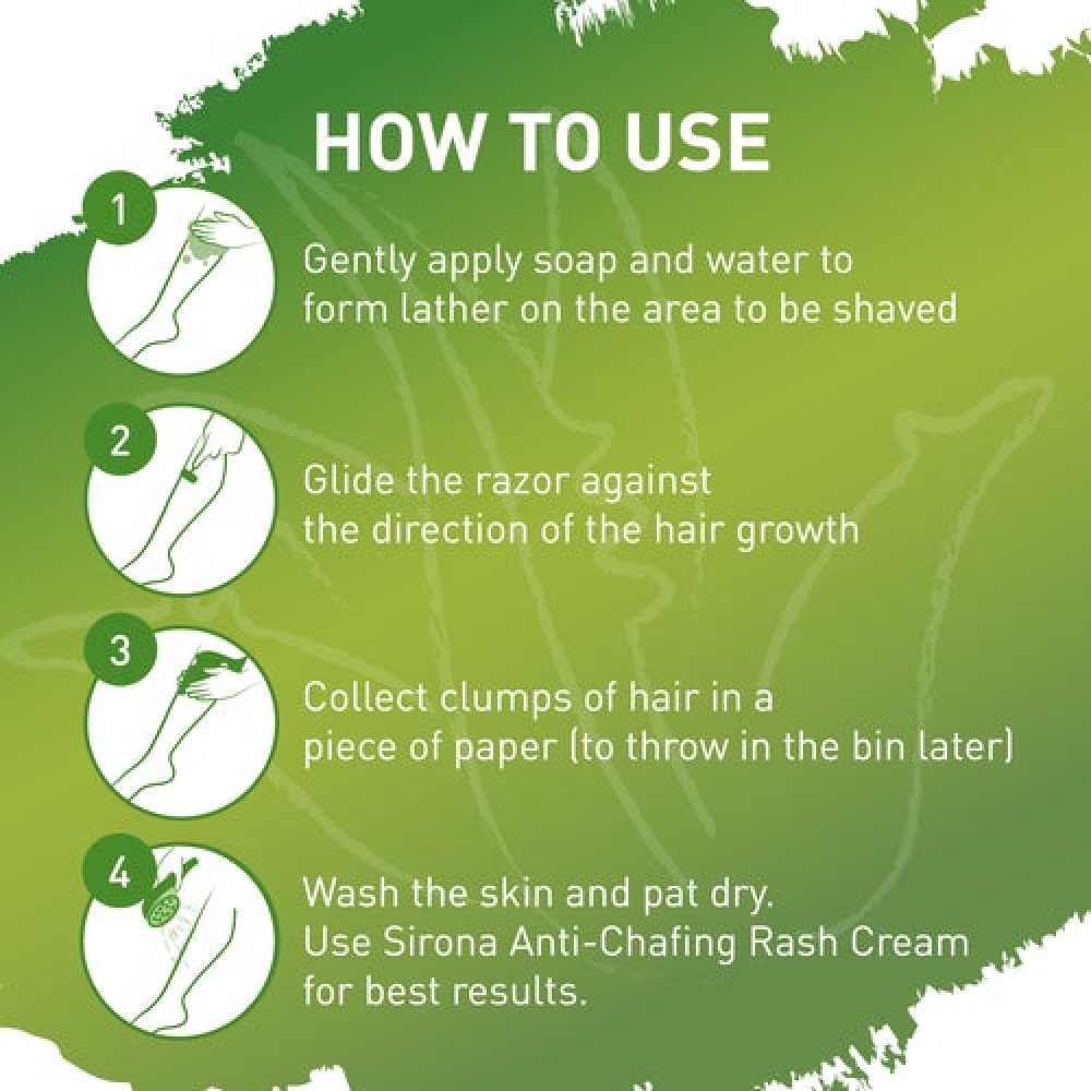 Sirona Disposable Shaving Razor for Women | Hygiene Products In Nepal