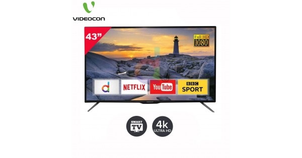 Buy Videocon Led Tv 43 4K 9.00 Google Smart With Soundbar In Online Nepal