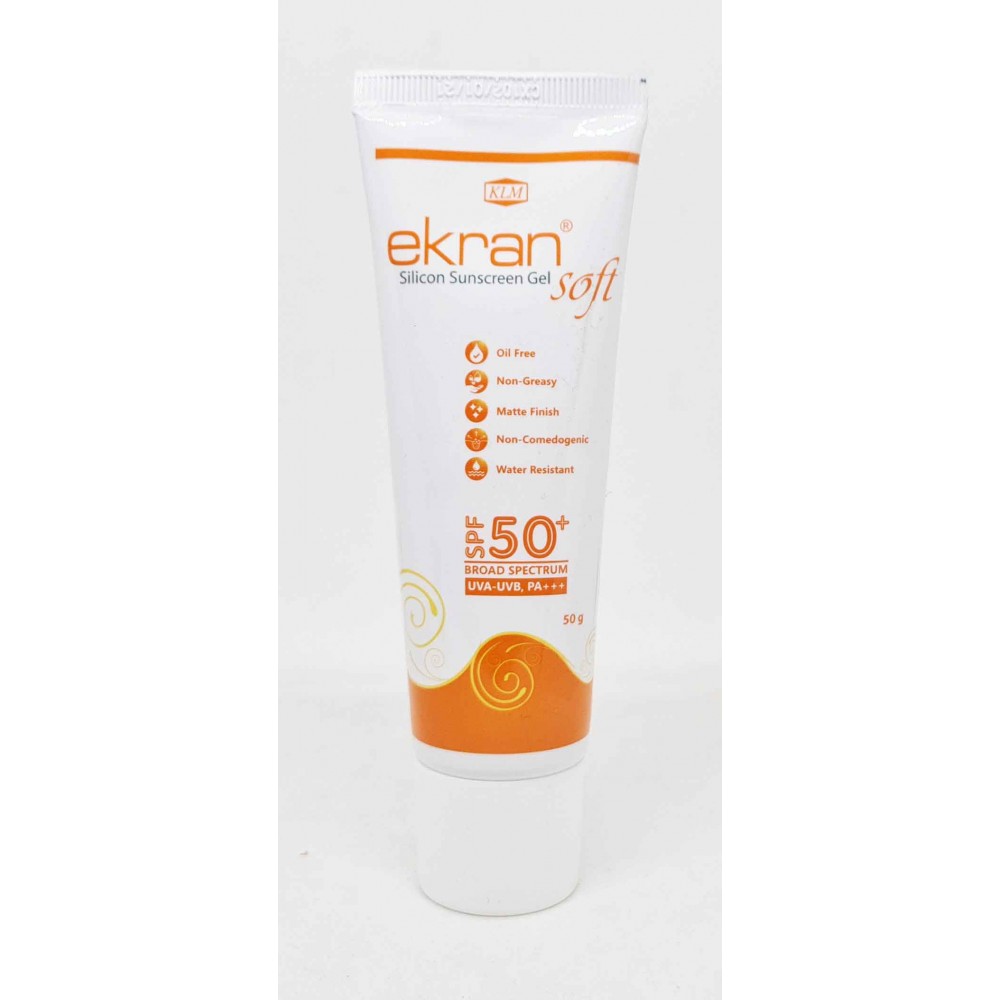 Ekran Soft Silicone Sunscreen Gel SPF 50+ 50gm - Skincare Products
