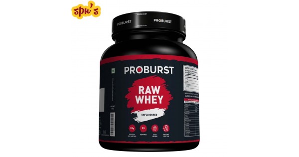 Proburst Raw Whey Protein Powder Unflavored - 1 Kg | Buy Online At ...