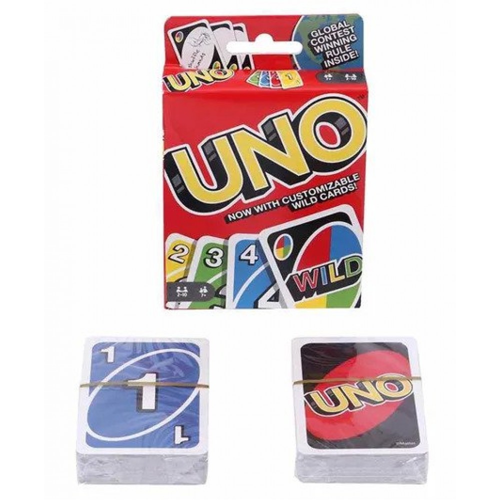 Buy Mattel Uno Card Game Online in Nepal |Customizable Wild Cards
