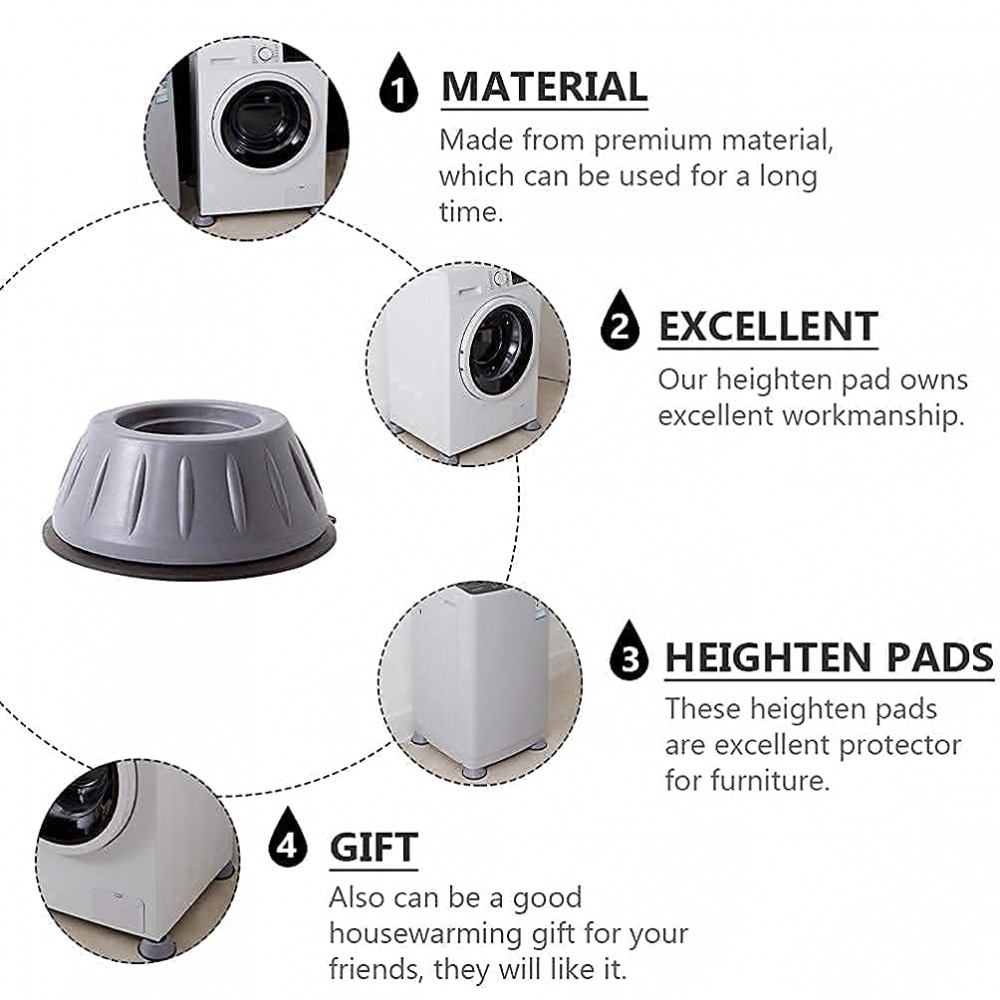 Buy 4 Pcs Washing Machine Stand Stabilizer Support for Home Online In Nepal