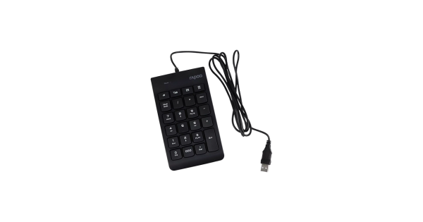 Buy RAPOO K10 23-Keys Compact Wired Numeric Keypad USB Number Pad for ...
