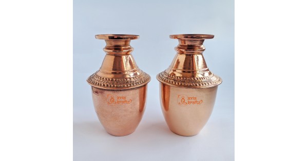 Buy Butte Ghalcha 6.3 inches Set | Tama Ghalcha | Copper kalash|Puja ...