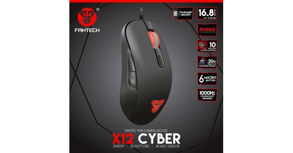Fantech X12 Gaming Mouse | 10.000.000 Click Lifetime | Online In Nepal